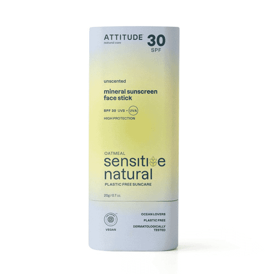 The Natural Dispensary. 30 SPF Unscented Mineral Sunscreen Face Stick ...