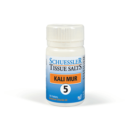 The Natural Dispensary. 5 Kali Mur 125 tablets