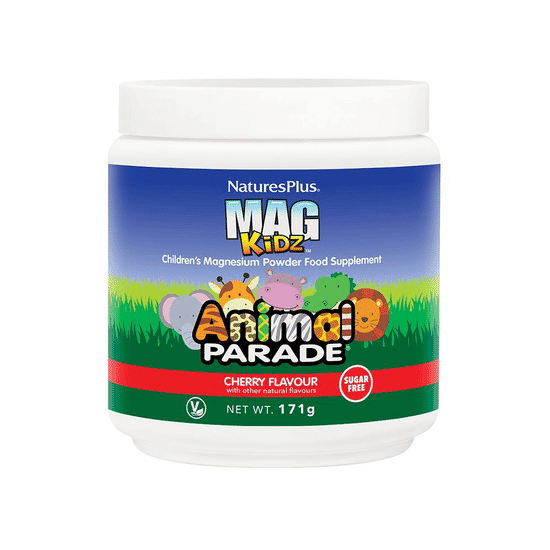 The Natural Dispensary. Animal Parade Mag Kidz Cherry Flavour 171g (Powder)