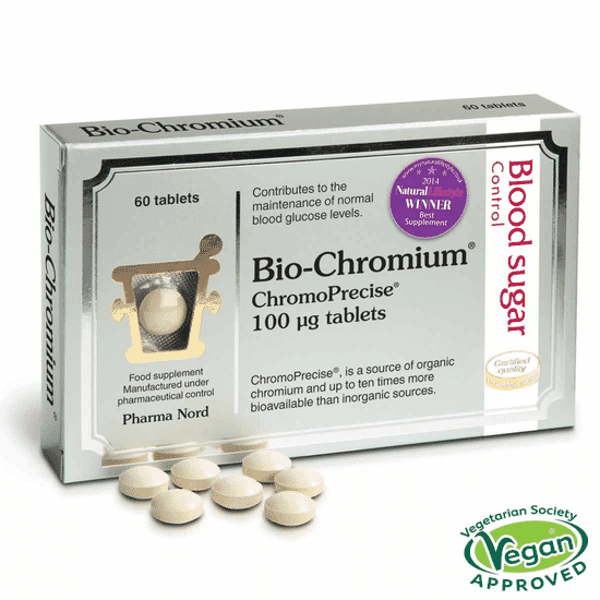 The Natural Dispensary. Bio-Chromium 100mcg 60s