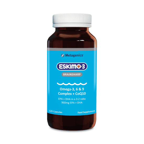 The Natural Dispensary. Eskimo-3 Brainsharp Capsules 120s