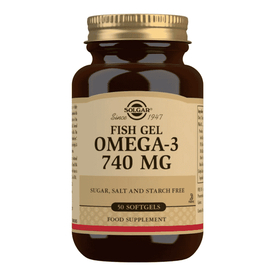 The Natural Dispensary. Fish Gel Omega-3 740mg 50s