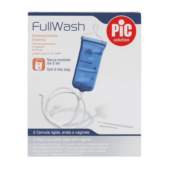 The Natural Dispensary. Fullwash Enema Kit (Enteroclisma) 2 Litre
