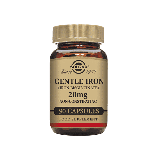 The Natural Dispensary. Gentle Iron 20mg 90s