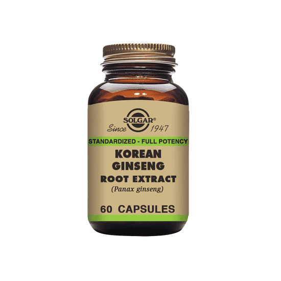 The Natural Dispensary. Korean Ginseng Root Extract 60s