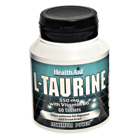 The Natural Dispensary. L-Taurine 550mg with Vitamin B6 60s
