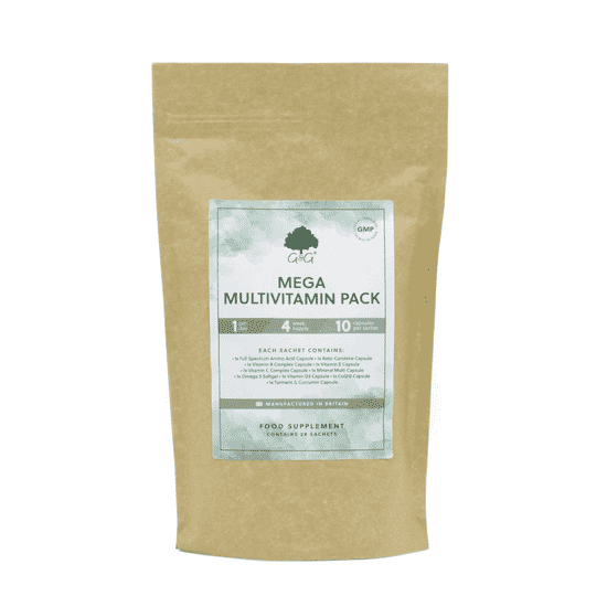 The Natural Dispensary. Mega Multivitamin Pack 28 Day Supply