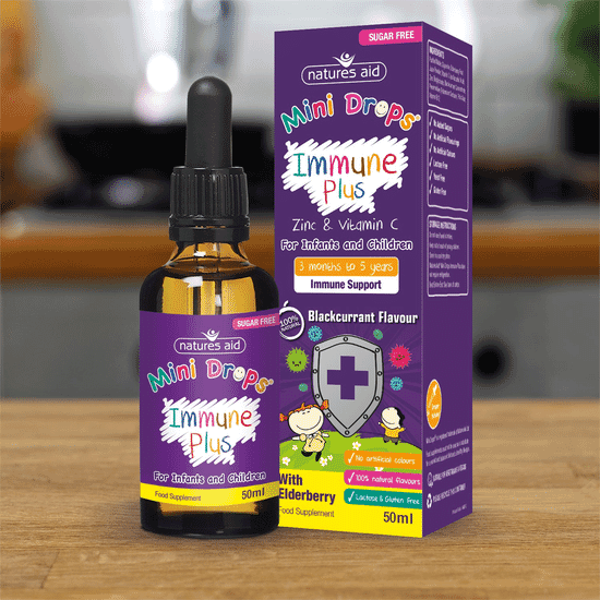 The Natural Dispensary. Mini Drops Immune Plus 50ml