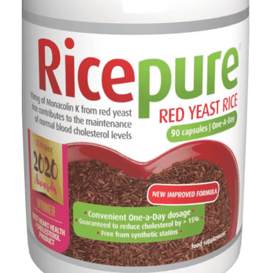 The Natural Dispensary. Red Yeast Rice Capsules One-a-Day 90s