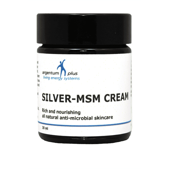 The Natural Dispensary. Silver-MSM Cream 30ml