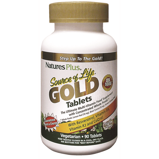 The Natural Dispensary. Source of Life Gold Tablets 90s