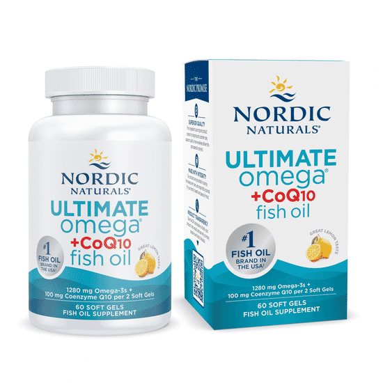 The Natural Dispensary. Ultimate Omega +CoQ10 Fish Oil 60s
