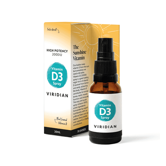 The Natural Dispensary. Vitamin D3 Spray 2000iu 20ml