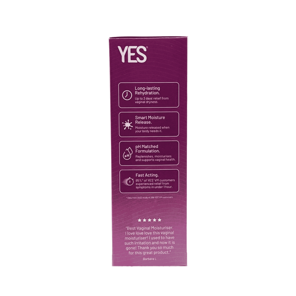 YES VM pH Matched Vaginal Moisturiser 6 x 5ml | YES | Turmeric and Honey